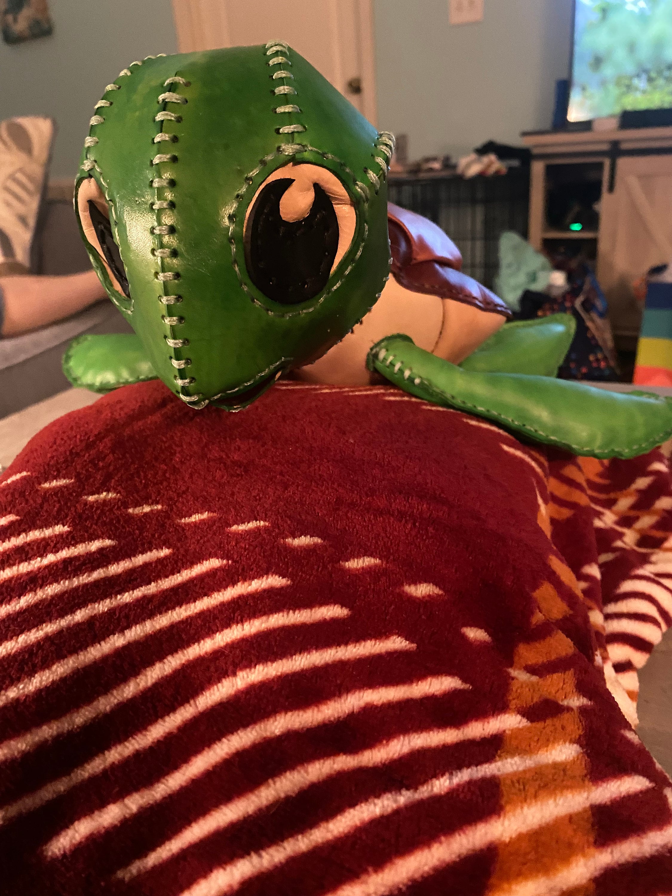 Stuffed Leather Sea Turtle - Etsy