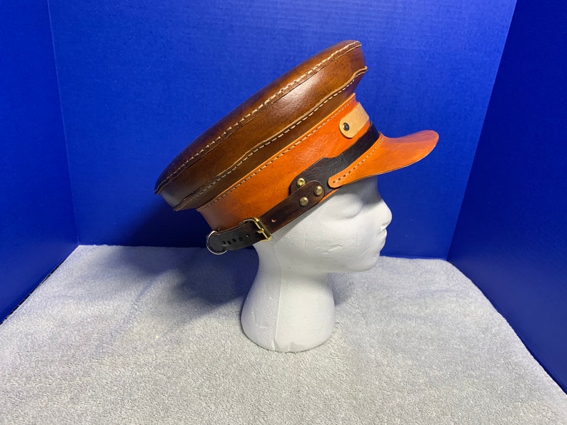 Leather Captain's Hat - Etsy