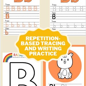 Letter B Practice Work Packet - Etsy
