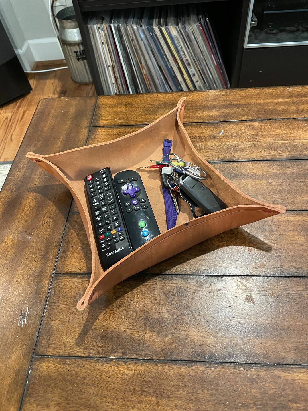 Leather Catch-all - Etsy