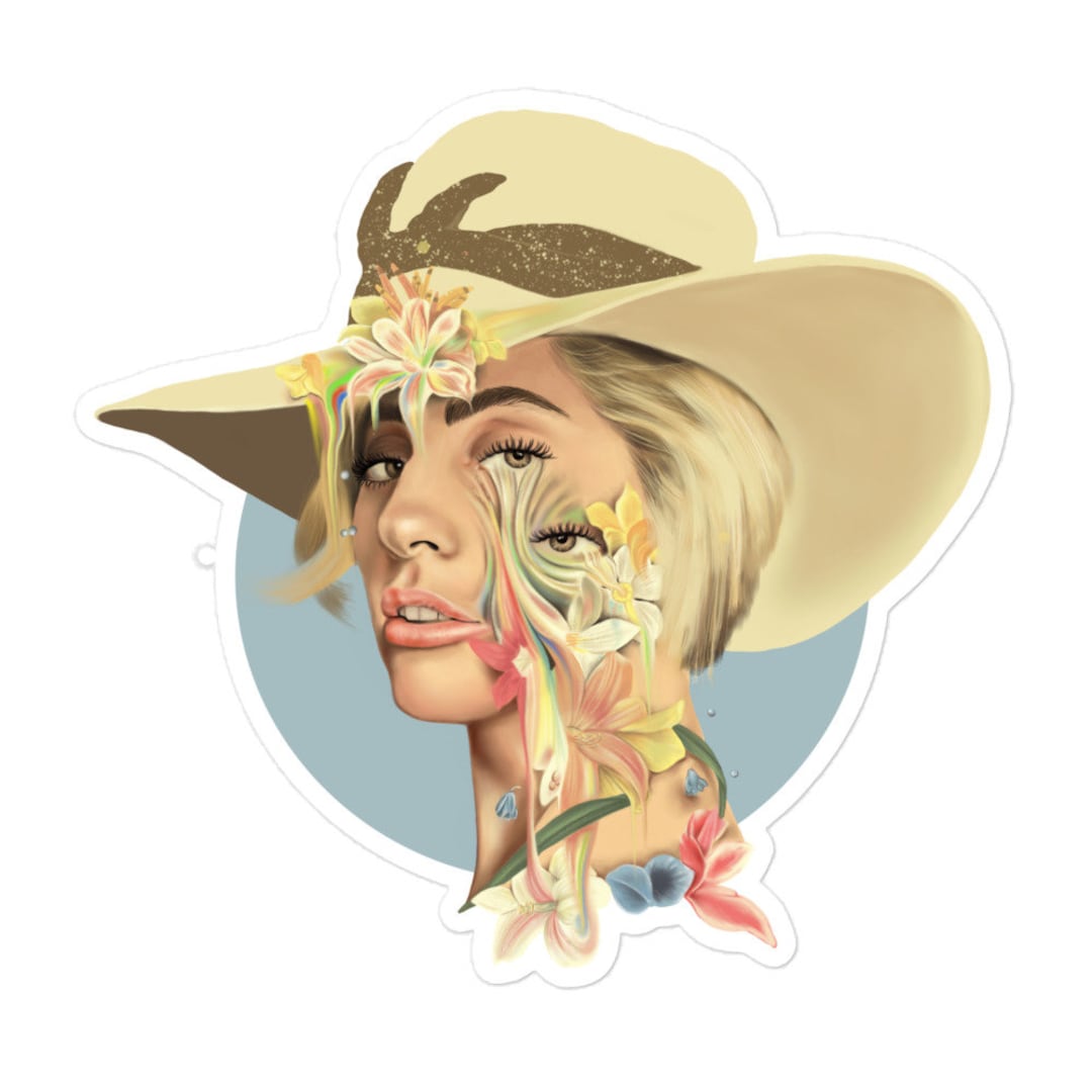 Lady Gaga Bubble-free Sticker - Etsy