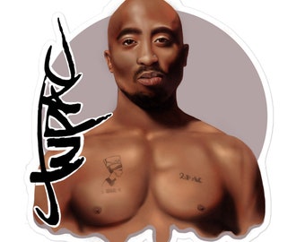 Tupac Sticker - Etsy