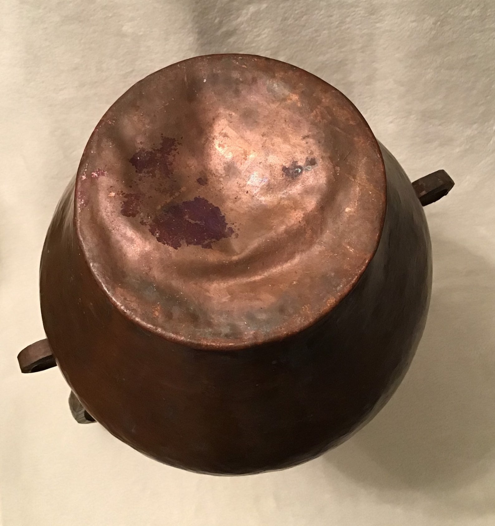 Vintage Antique Hand-hammered Seamless Heavy Copper 13.5 - Etsy