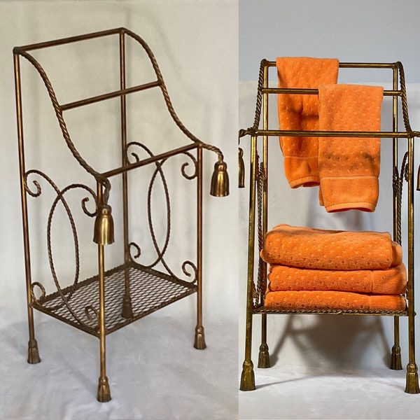 Vintage Towel Rack - Etsy