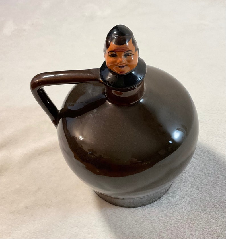 Vintage Ceramic Friar Musical Liquor Jug Decanter-old - Etsy
