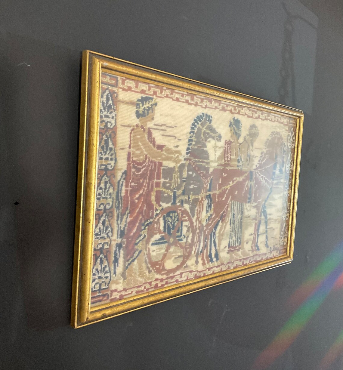 Vintage TRI03 the Charioteers Carriage Horses Chariot Wool - Etsy