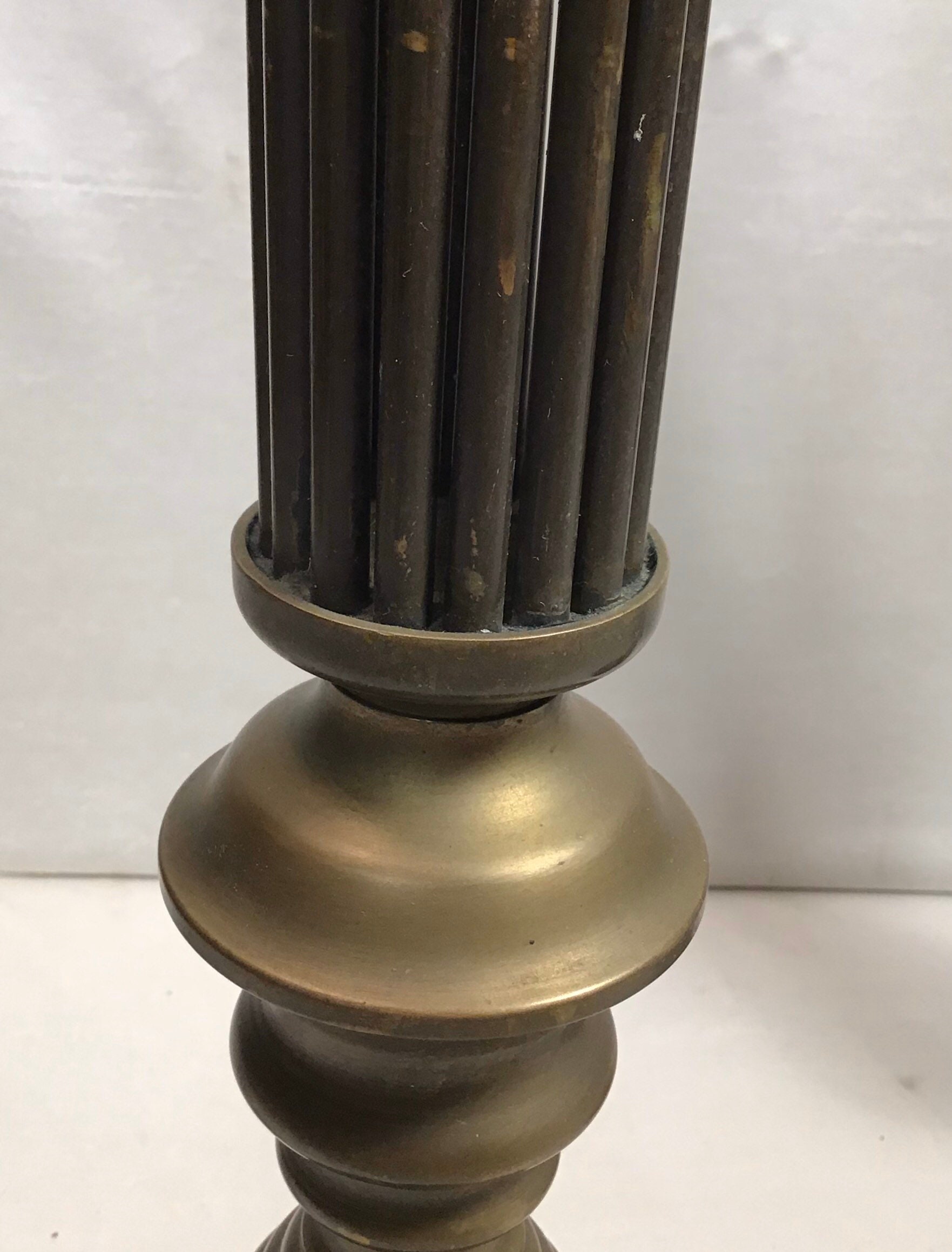 Vintage 23 Tall Solid Brass Ornate Large Column | Etsy