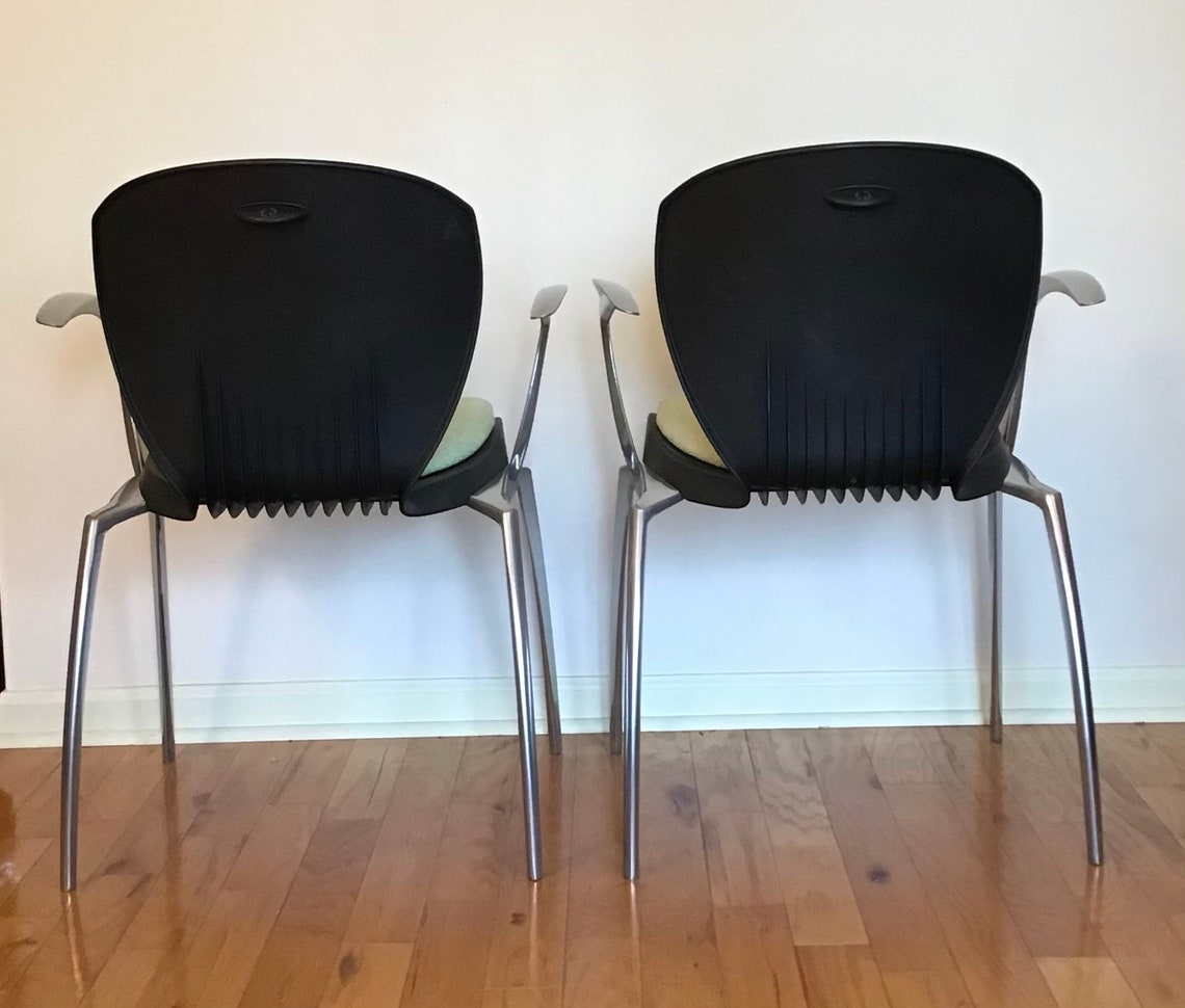 Atomic Age Space Age Cast Aluminum Os Chairs Designed by Miles - Etsy