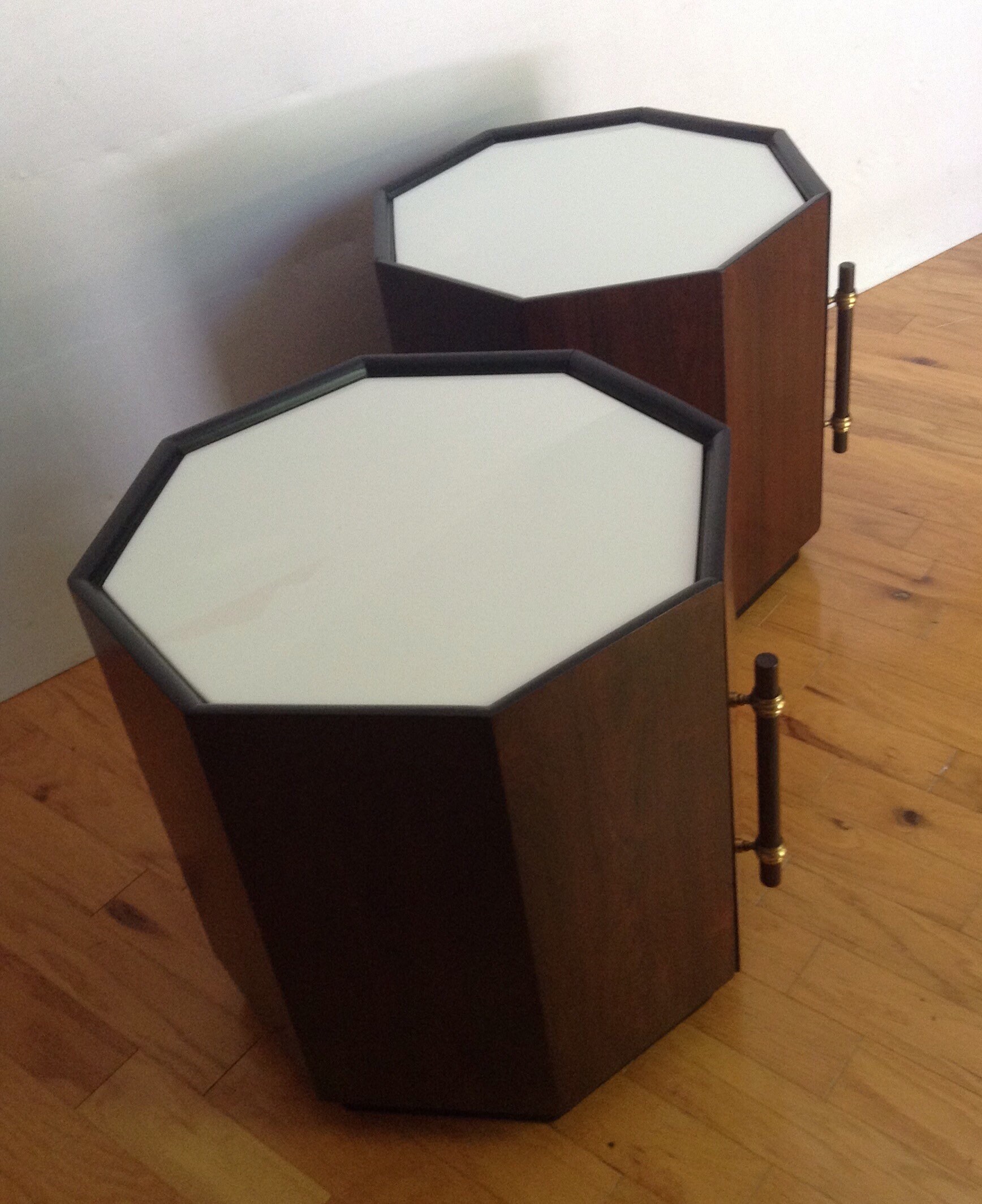 Mid-century Modern Rosewood Octagonal Drum Occasional | Etsy