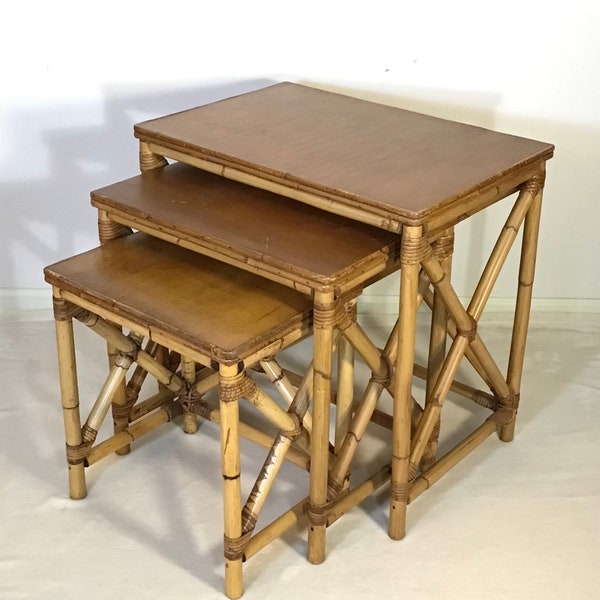 Antique Nesting Tables - Etsy