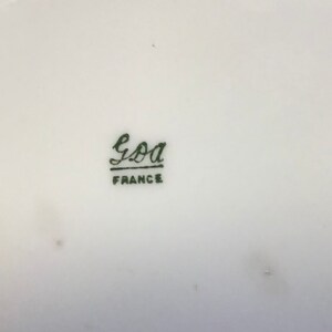 Vintage 9” GDA France Small Serving Plate W/reticulated Gold Handles ...