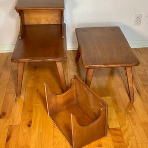 Genuine Cushman Colonial Creation Maple Step End Tables No. 5208 Vintage MCM - a Pair - Etsy
