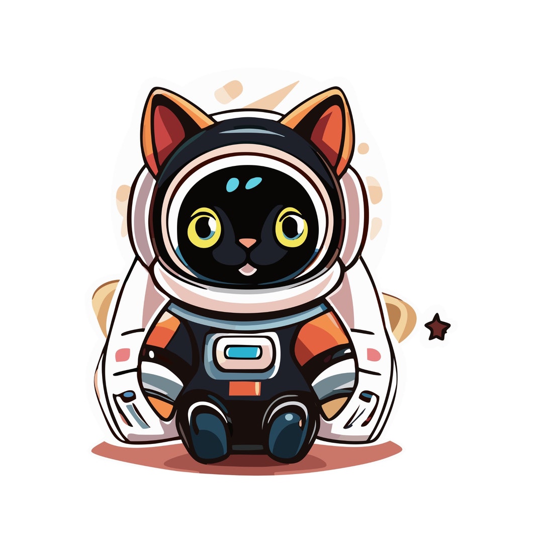 Pixl's Pets Astro Cats Digital Download Clip Art - Etsy