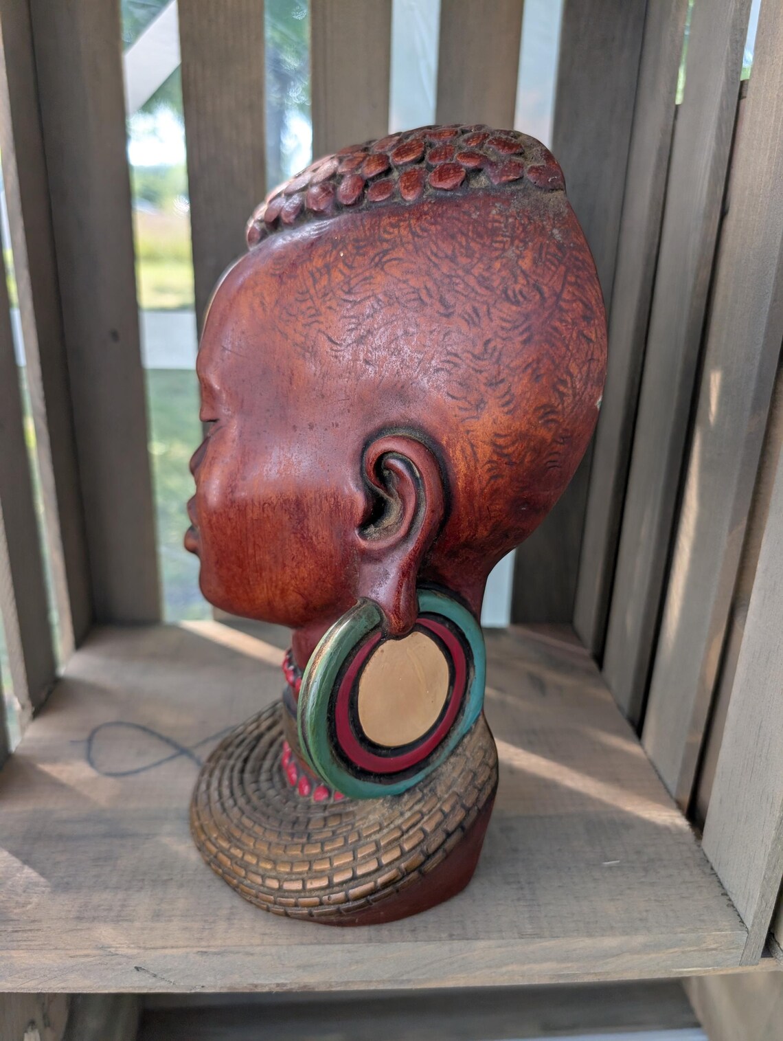 1970's Handarbeit Handiworks Achatit Face Pottery Wall Art - Etsy