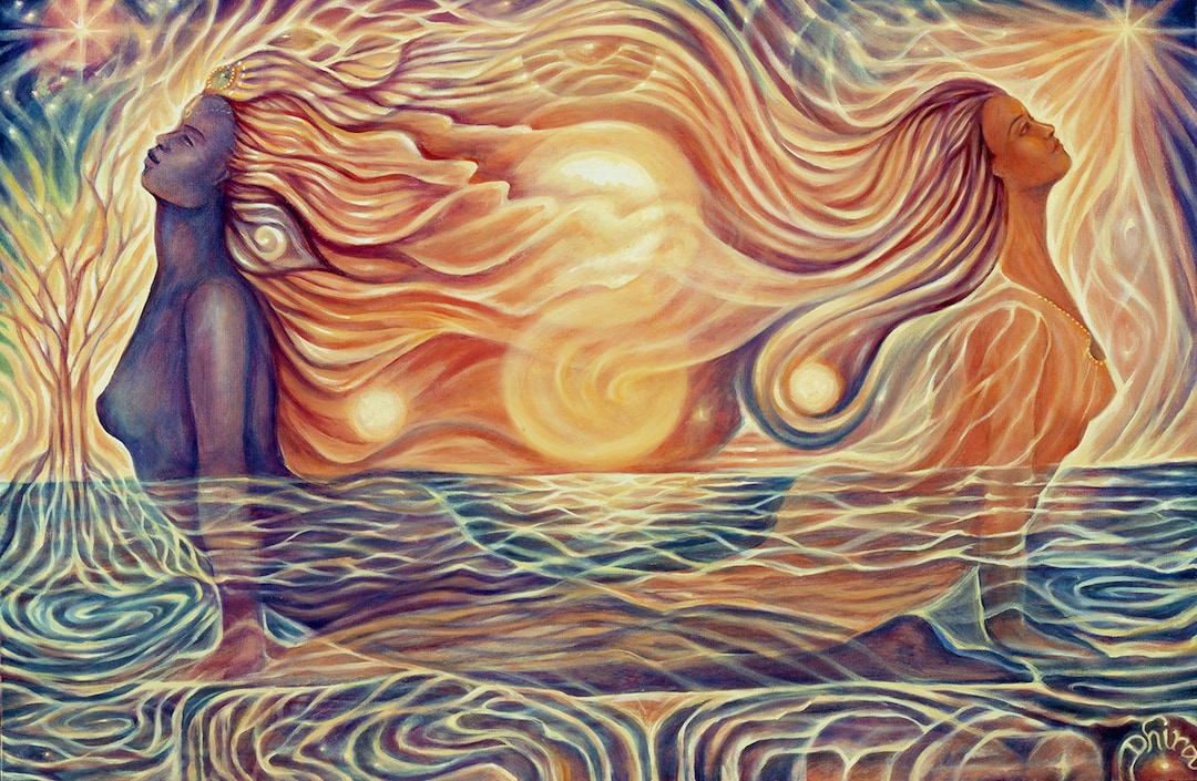 DIVINE FLOW 18x12 Large Print of the Original - Etsy