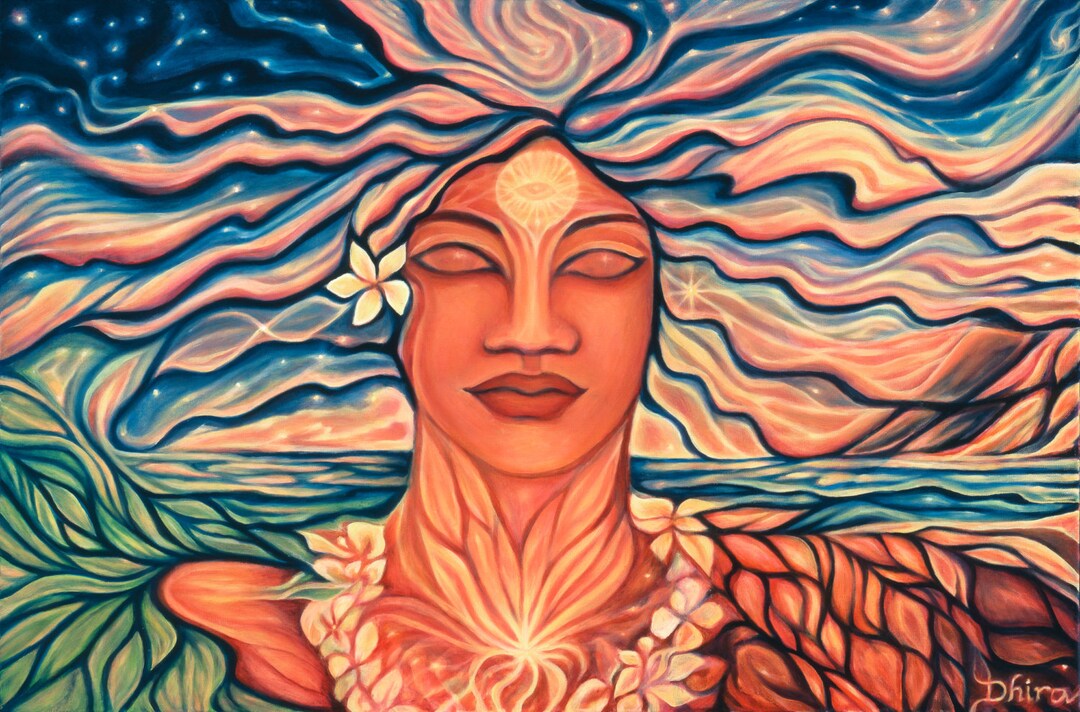 PELE 18x12 Large Print of the Original Work by Dhira Lawrence - Etsy