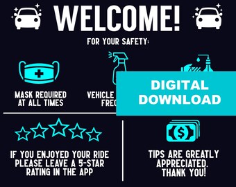 Printable Uber Decal - Etsy