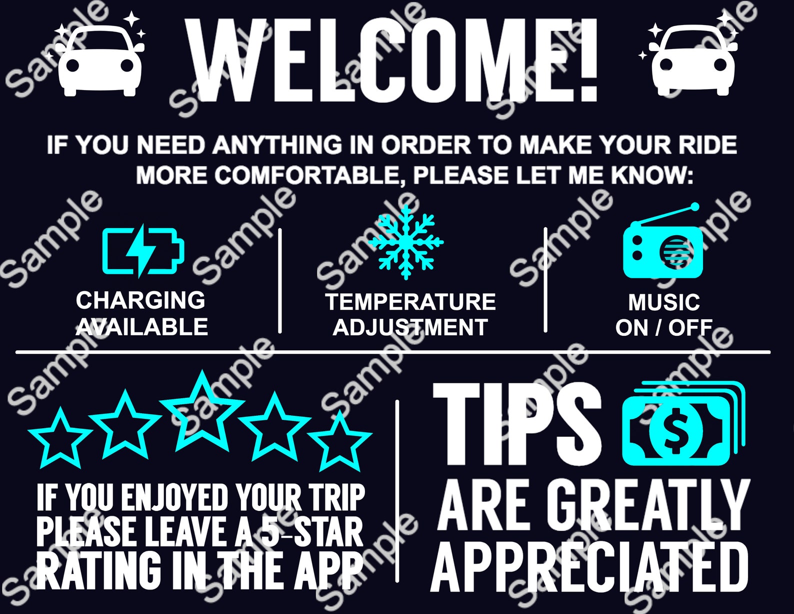 Uber Sign in BLACK TEAL - Etsy