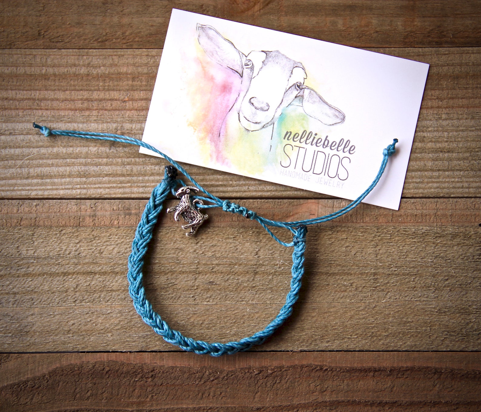 Goat Charm Bracelet Braided Friendship Bracelets Goat - Etsy