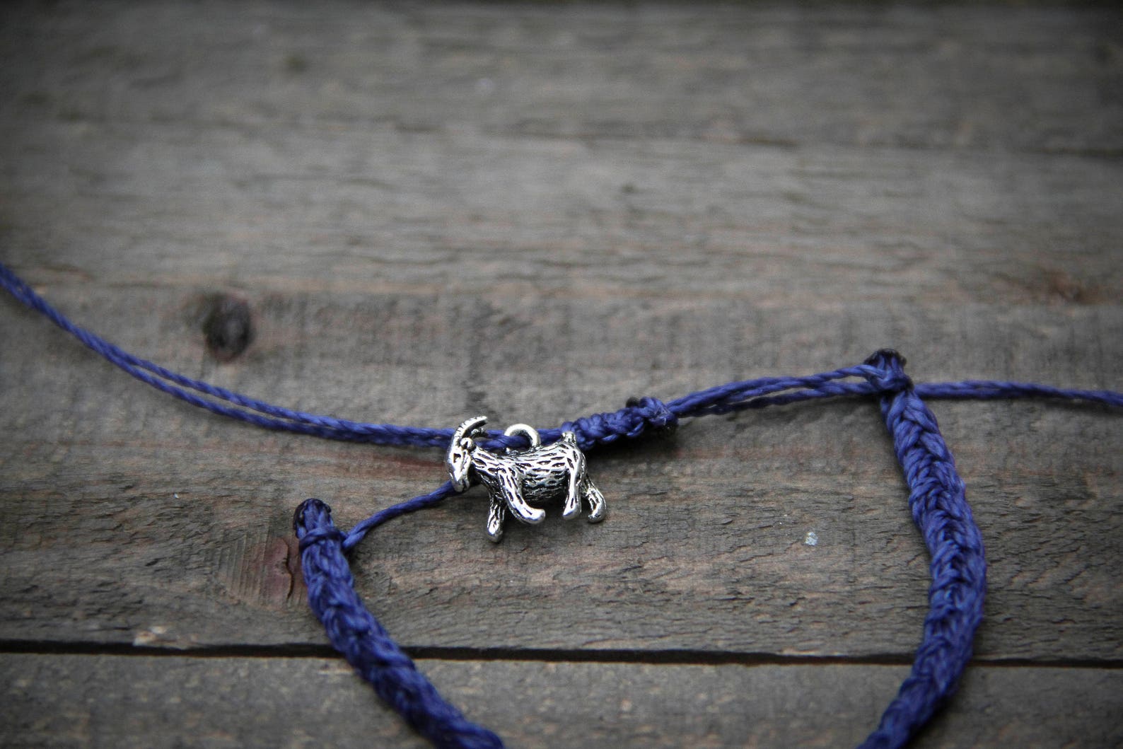Goat Charm Bracelet Braided Friendship Bracelets Goat - Etsy