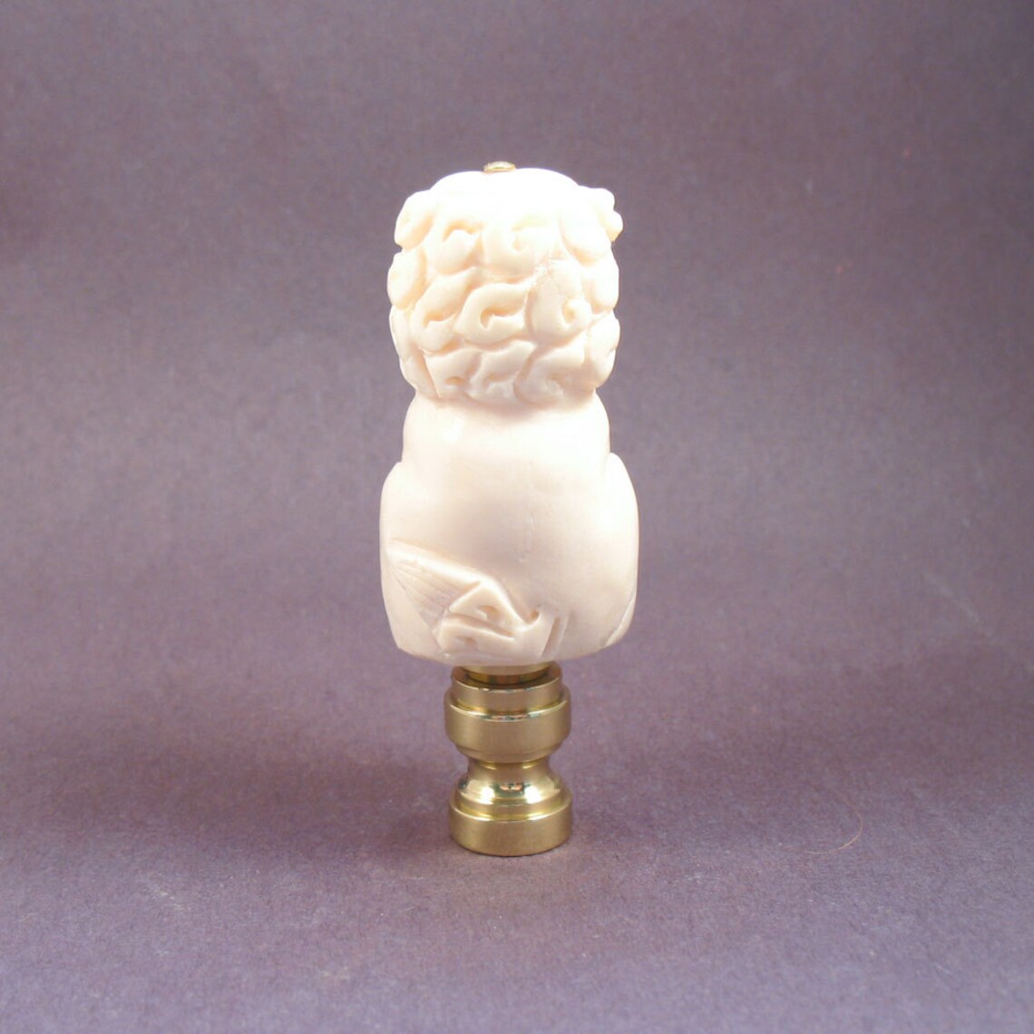 Asian Temple Lion Lamp Finial Nice Carved Detail Smooth Finish (A49) - Etsy
