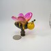 Lamp Finial Hard Plastic Bumble Bee Dark Brass Hardware in Flight ...