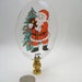 Fan or Light Pull Red, Green, White Snowman With a Broom Painted Resin ...