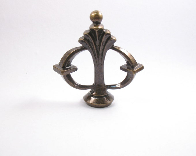 Lamp Finial Vintage Dark Bronze Traditional Lampshade Finial Timeless ...