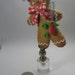 Lamp Finial Merry Christmas Gingerbread Man Made of Polymer Clay ...
