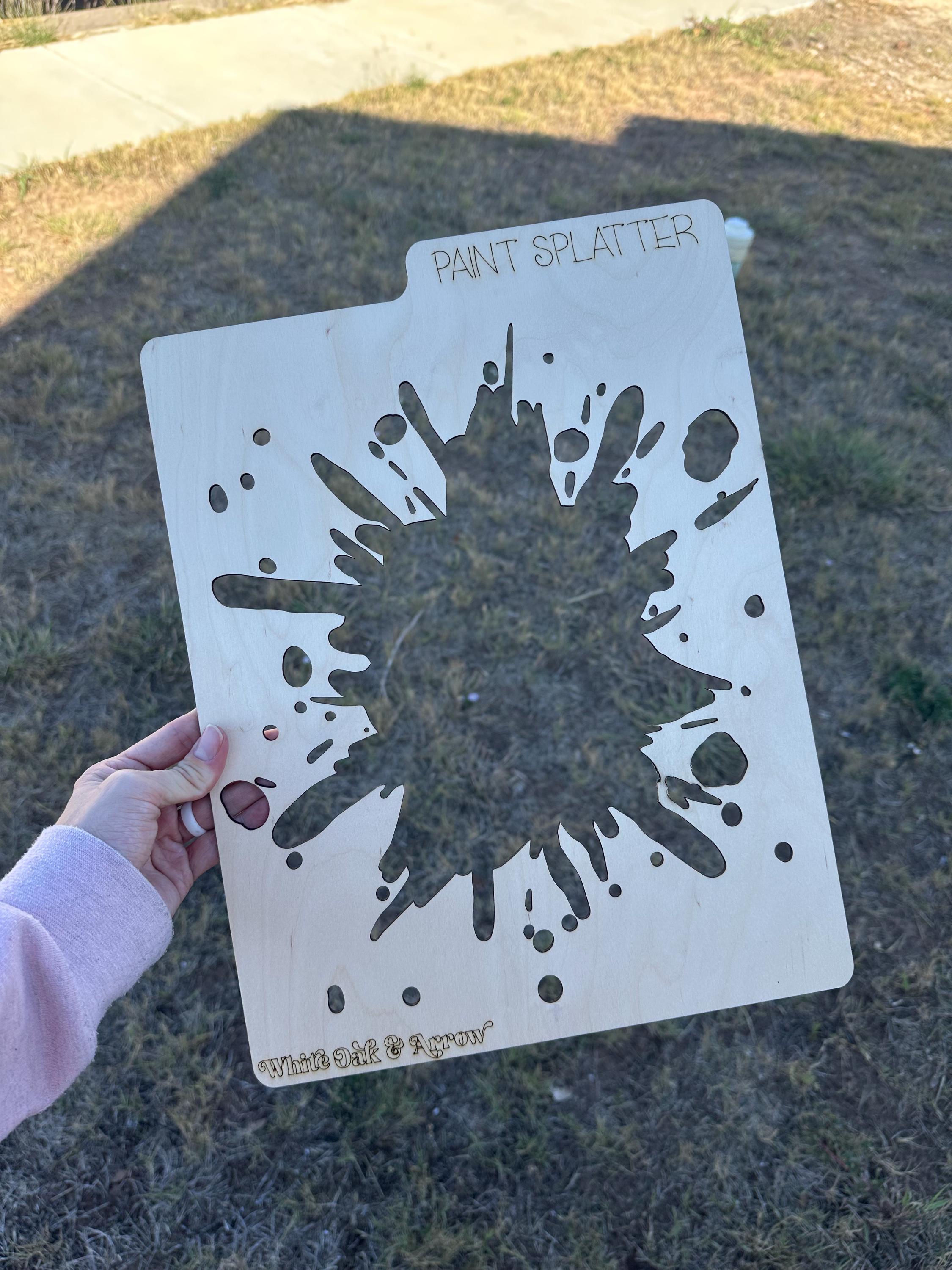 Large Bleach Spot Bleaching Stencil - Etsy