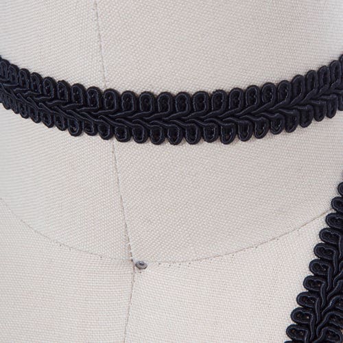 Black Gimp Trim 2 Yards 5/8 Classic Black French Gimp - Etsy