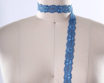 Teal lace trim | Etsy