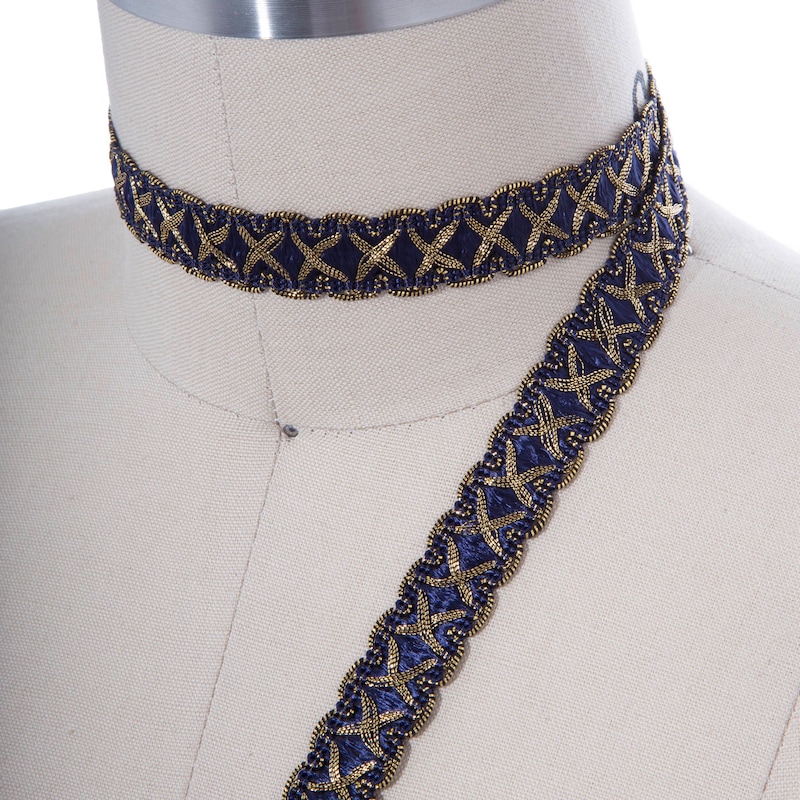Navy Blue Trim - Etsy