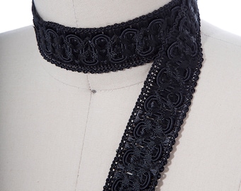 Black Gimp Trim 2 Yards 5/8 Classic Black French Gimp | Etsy