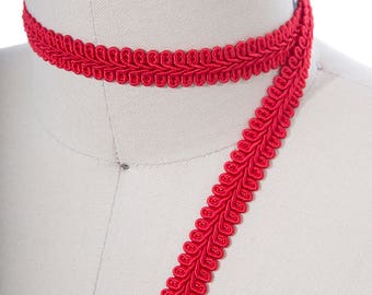 2 Yards Purple Gimp. Upholstery Gimp/ Purple Upholstery Trim/ Vintage ...