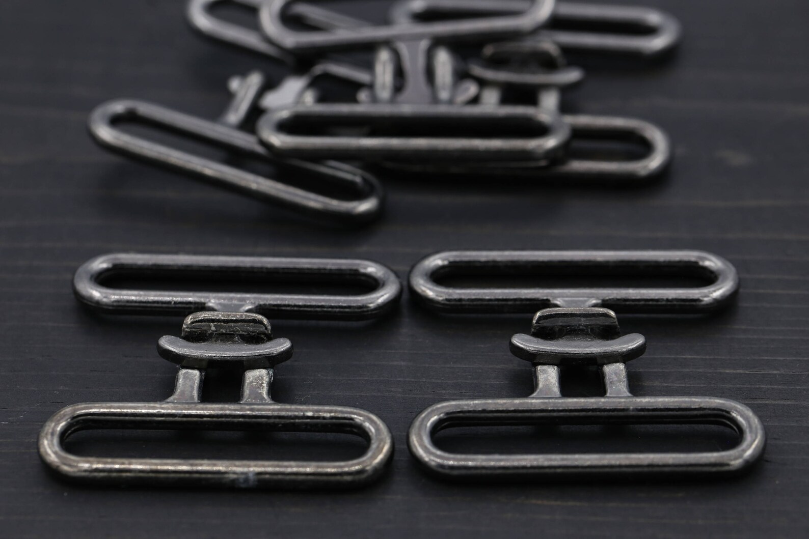 2" Gunmetal Heavy Duty 2 Piece Hook and Eye Style Belt Buckle - Etsy