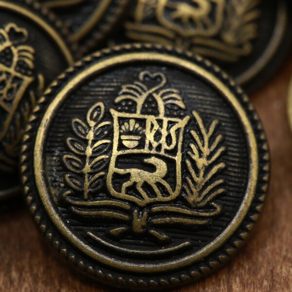 Brass Shank Button - Etsy