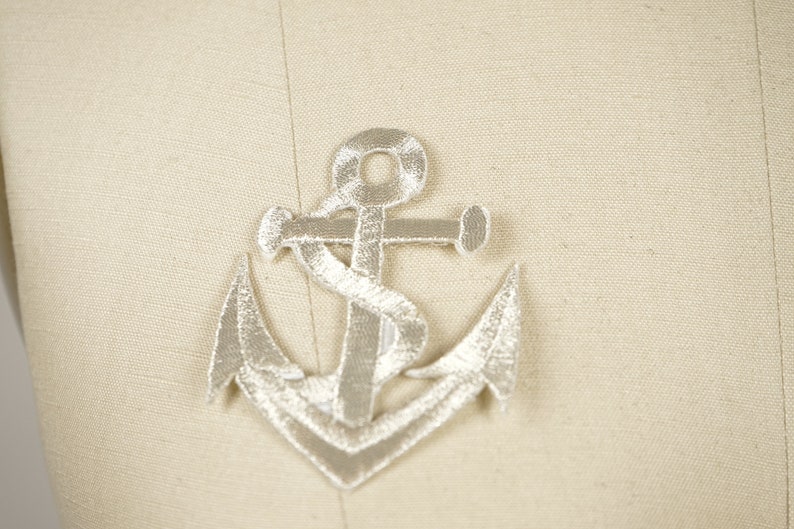 Gold Anchor Patch 3 Nautical Themed Embroidery Patch/ - Etsy