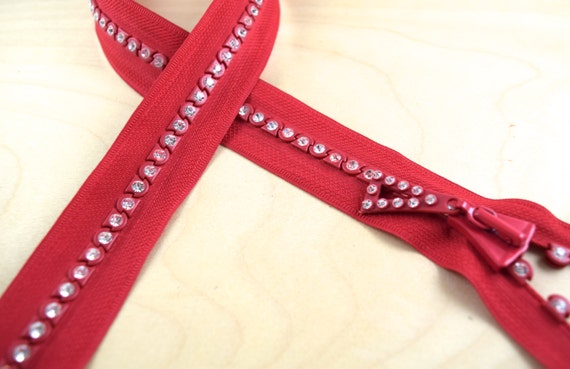 Rhinestone Zippers And Trims YYX 23Inch Or Custom Size Quality Stone