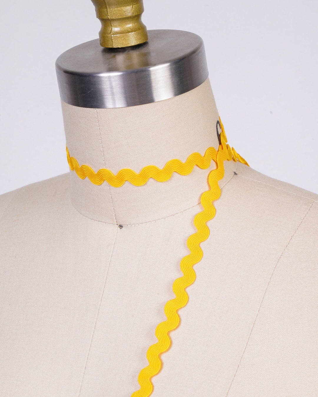 50 Yardsyellow Ric Rac Trim Bright Yellow Ric Rac Ribbon/ Yellow Zig ...