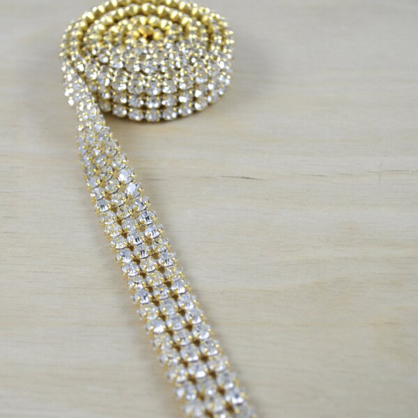 Rhinestone Trim - Etsy
