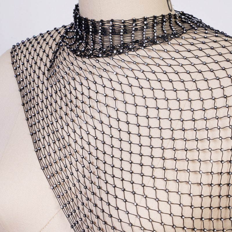 Rhinestone Mesh - Etsy