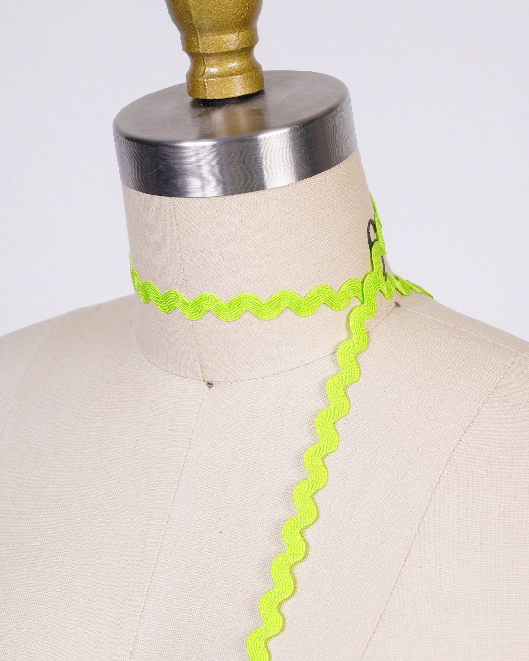 50 Yards Neon Green Ric Rac Trim: 8mm Polyester Ribbon - Etsy