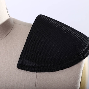 Fabric Covered Shoulder Pads: Black or White, Four Sizes - Etsy