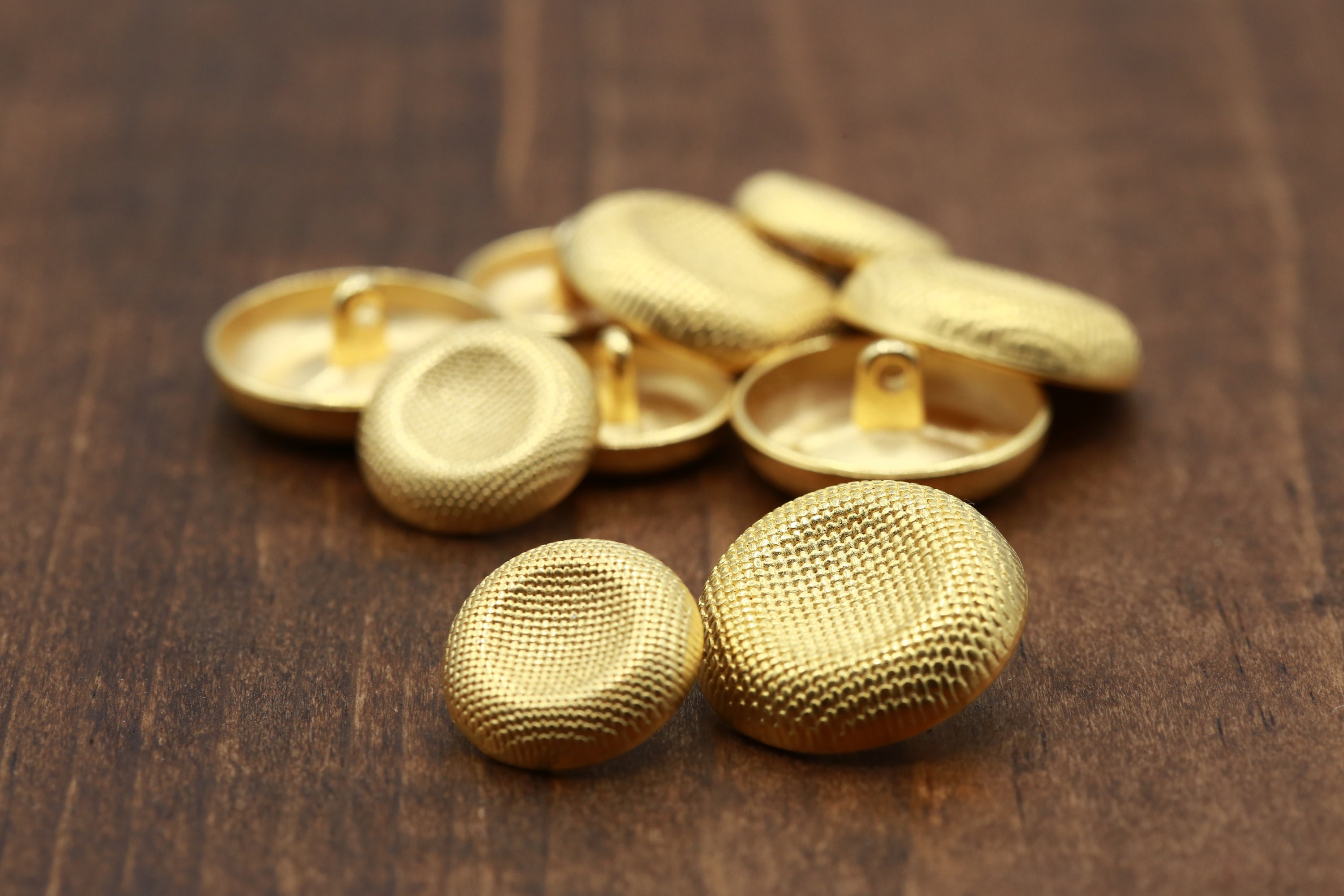 Gold Metal Button 4 PIECES Gold Contemporary Coat Button 36L - Etsy