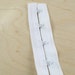 White on White Hook and Eye Tape Set on Cotton Trim With Matching Hooks ...
