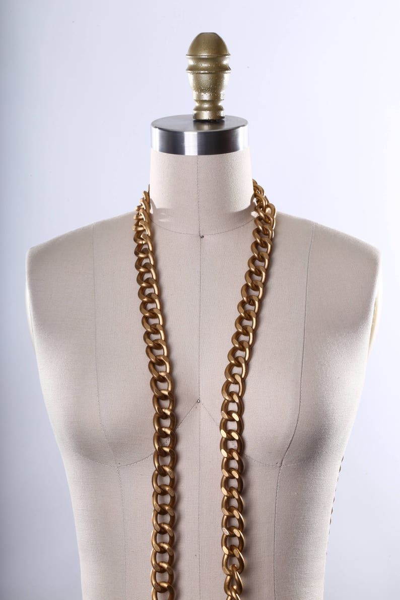 Antique Gold Chain 20mm/ Gold Metal Chain/ Antique Brass - Etsy