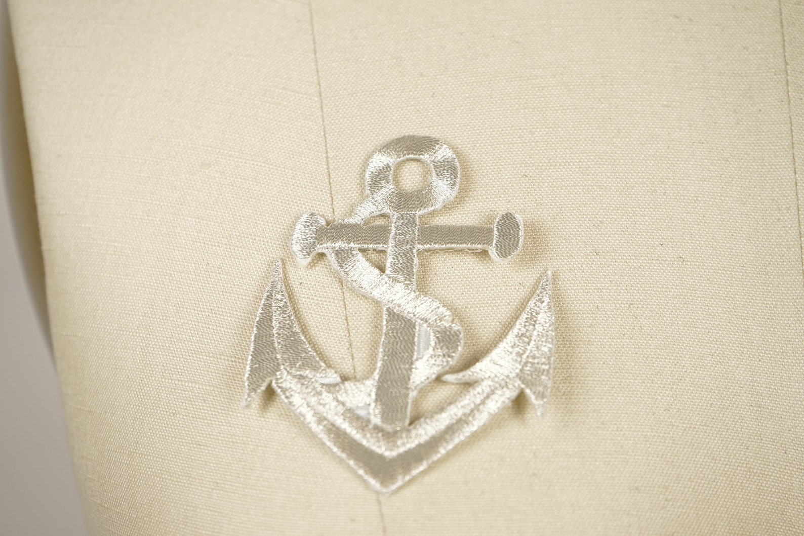 Gold Anchor Patch 3" Nautical Themed Embroidery Patch/ Iron on Backing ...