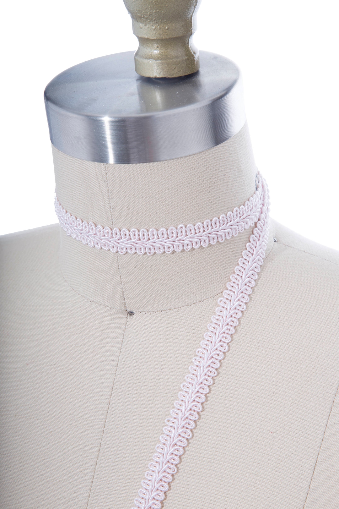 2 Yards Blush Pink Gimp Braid Trim: Narrow Upholstery Edging - Etsy