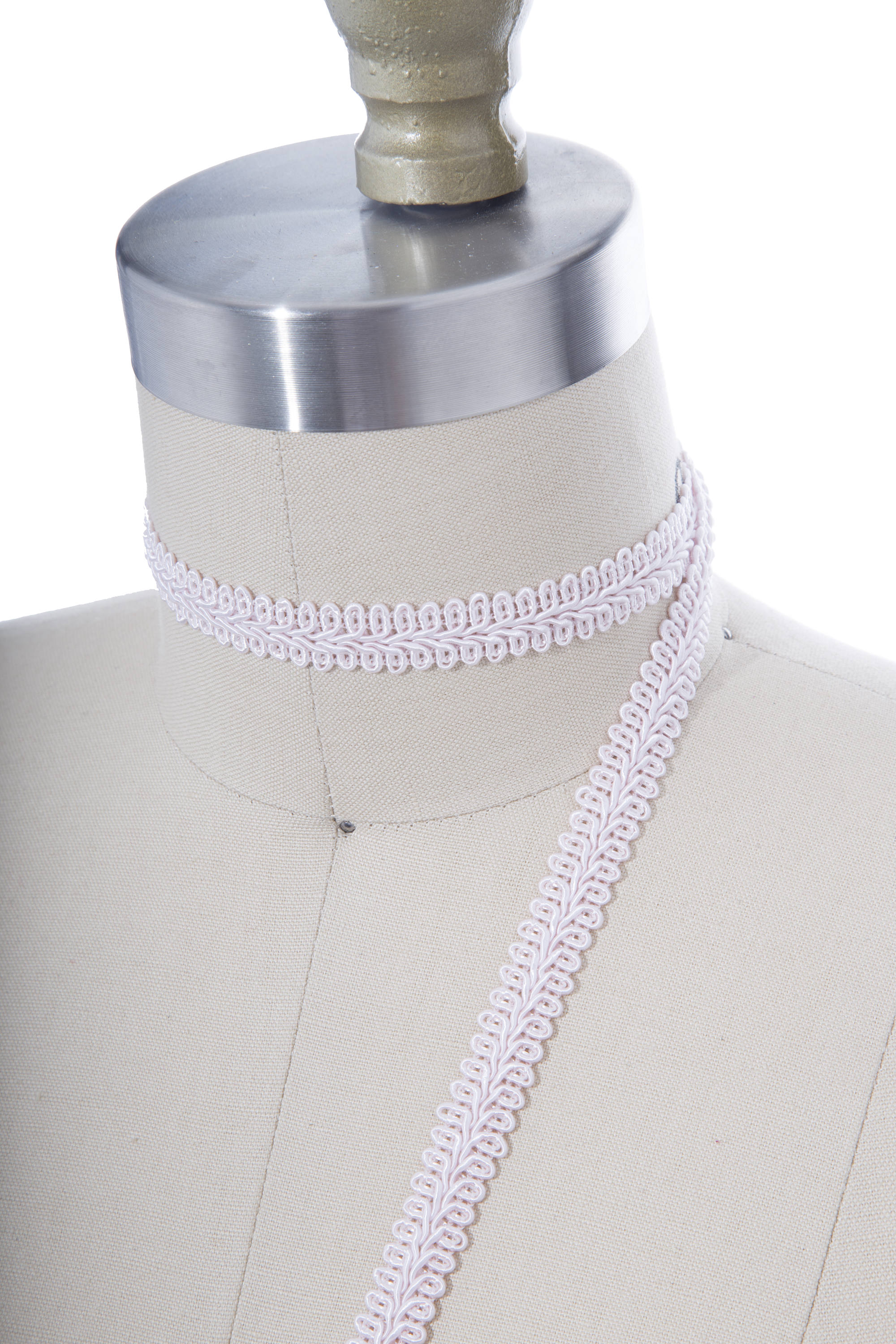 2 Yards Blush Pink Gimp Trim Ribbon/ Narrow Ornamental - Etsy